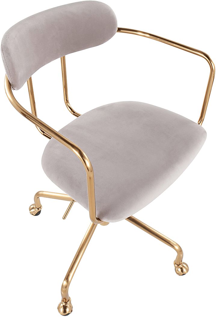 Sweetshade Silver Office Chair