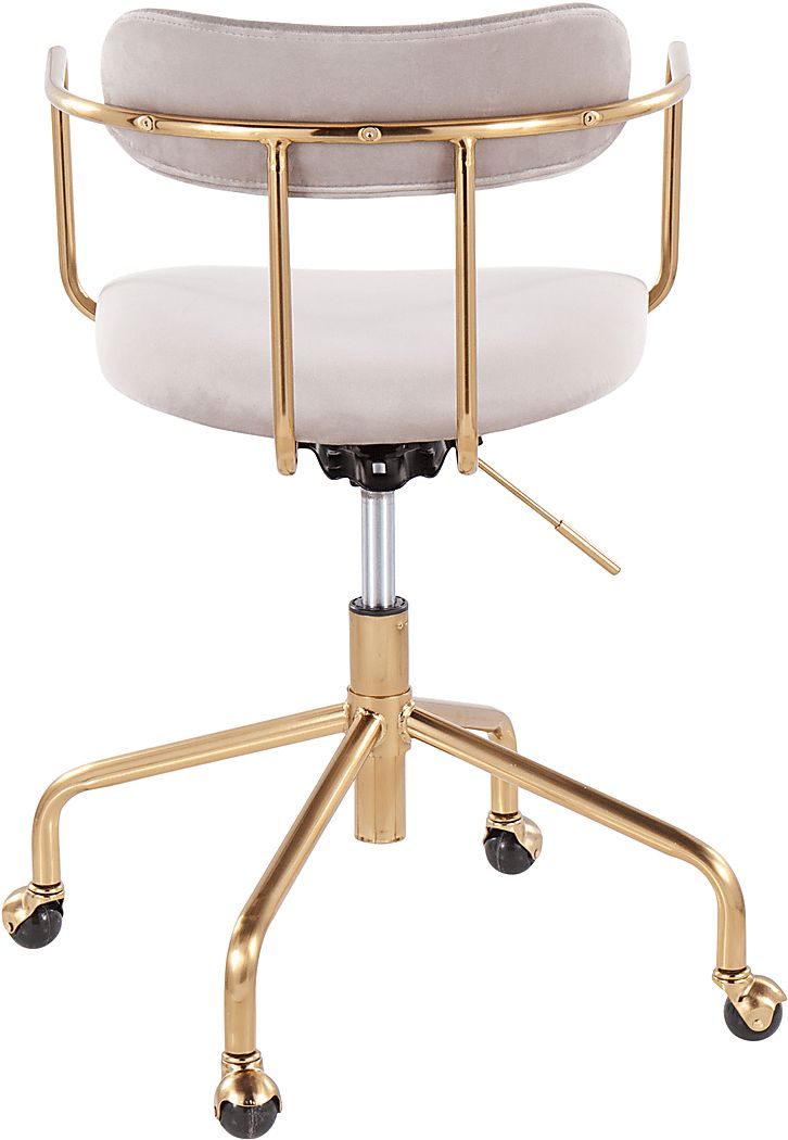 Sweetshade Silver Office Chair