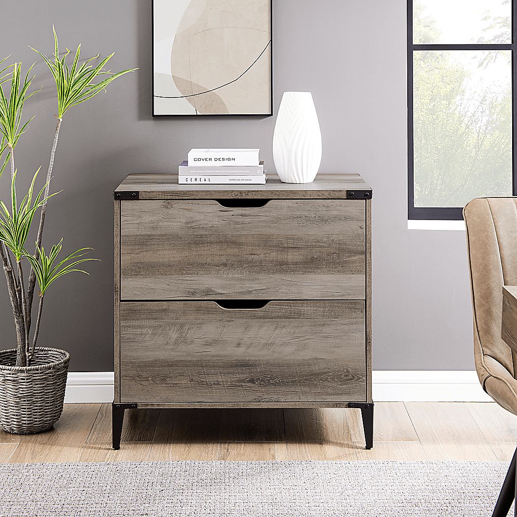 Tomasse Gray Filing Cabinet