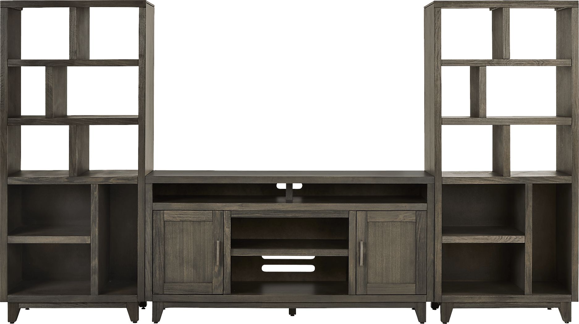Valinor Brown 3 Pc Wall Unit with 64 in. Console