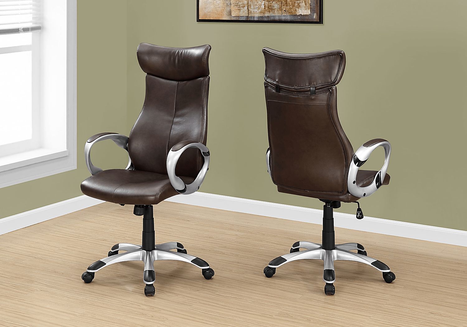 Carriagewood Brown Desk Chair