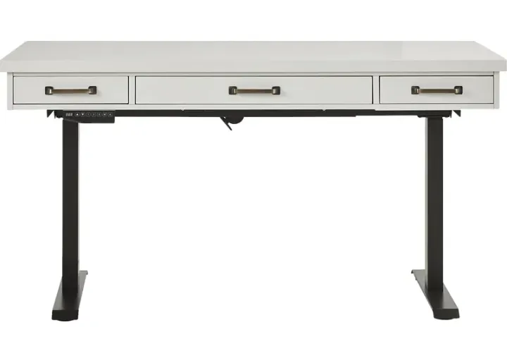 Pinestone white desk store