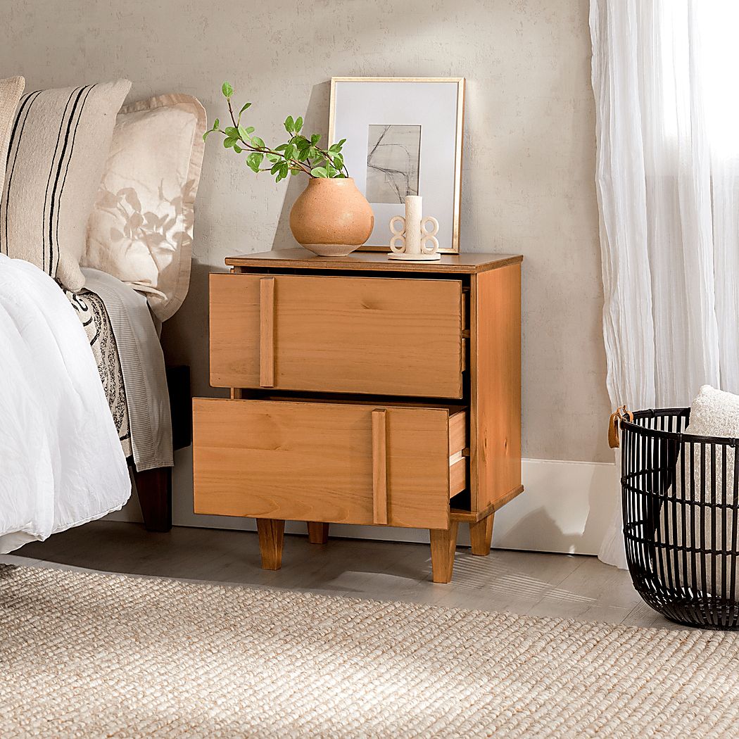 Woodviolet Caramel Nightstand