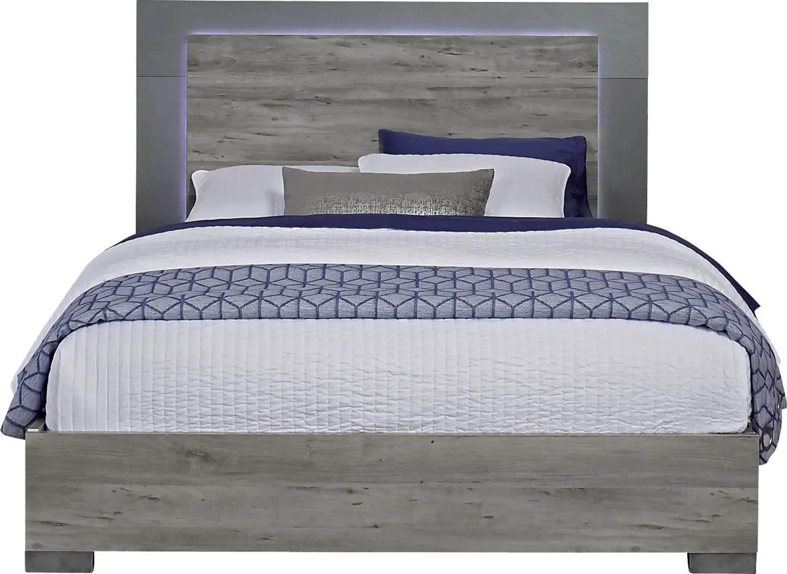 Park slope gray 5 pc queen panel bedroom store