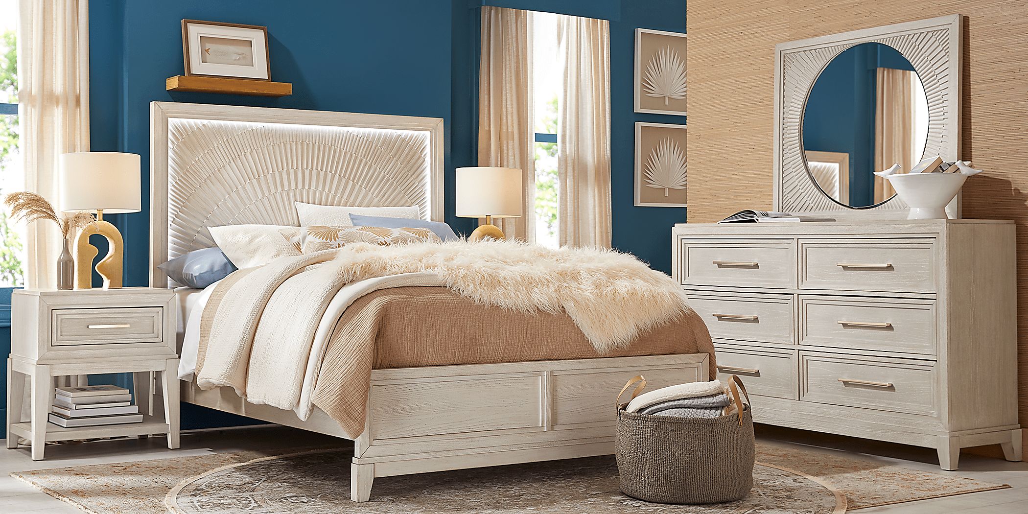 Sunside Way Sand 7 Pc Queen Bedroom