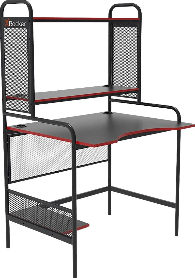 Kids Kaiis Black/Red Gaming Desk