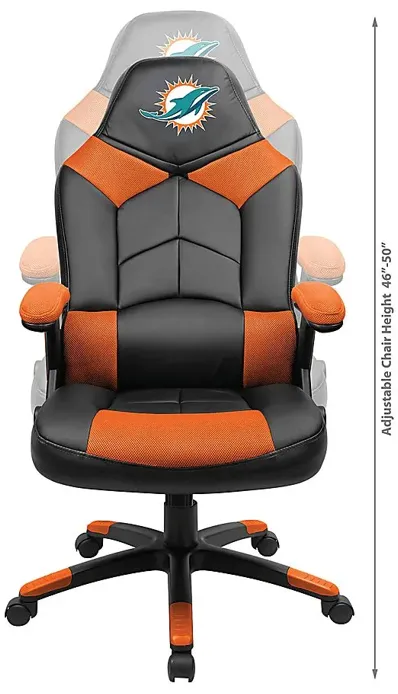 Big Team NFL Miami Dolphins Orange Oversized Gaming Chair