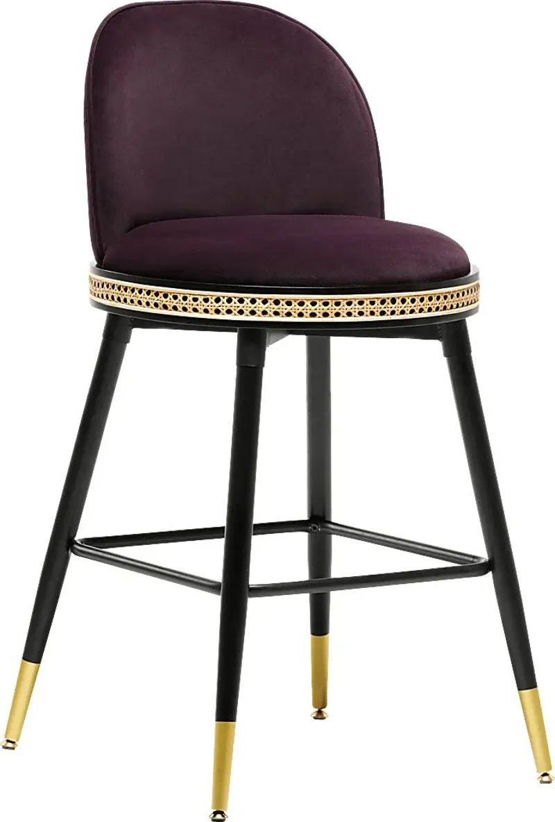 Loweland Purple Counter Stool