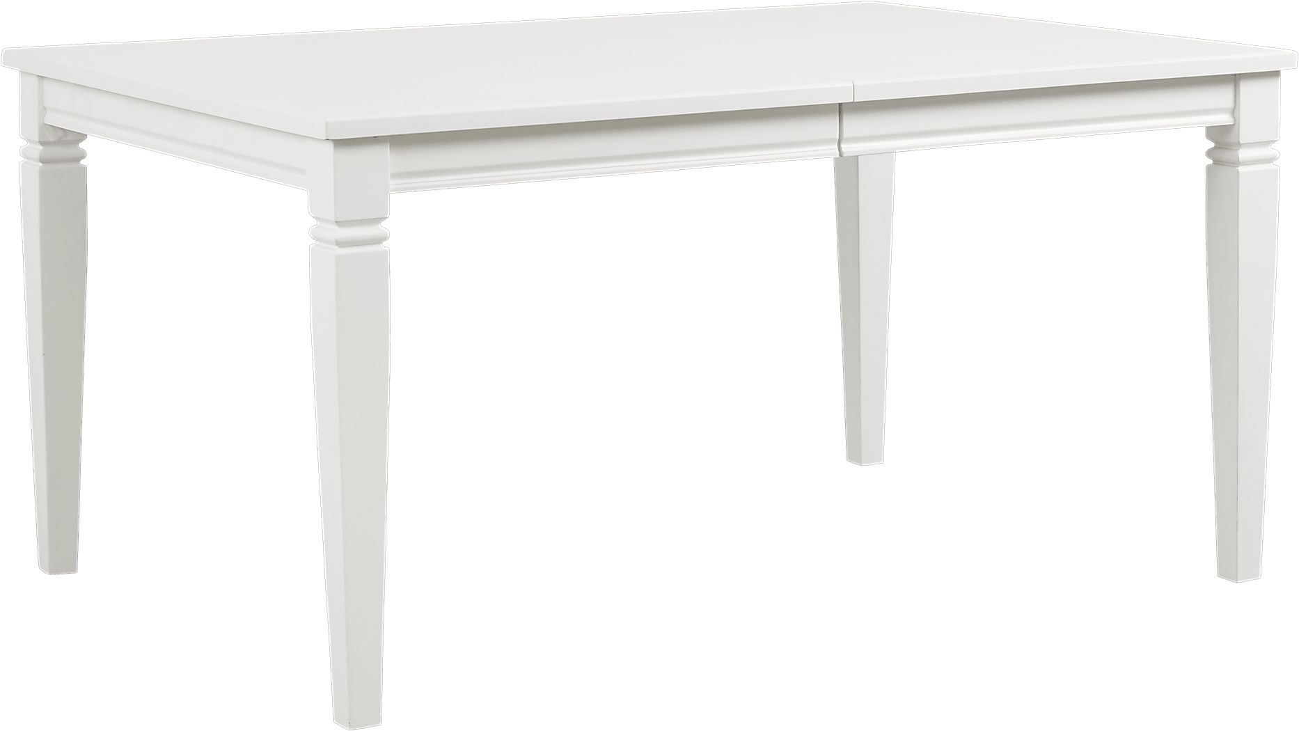 Riverdale White Rectangle Dining Table