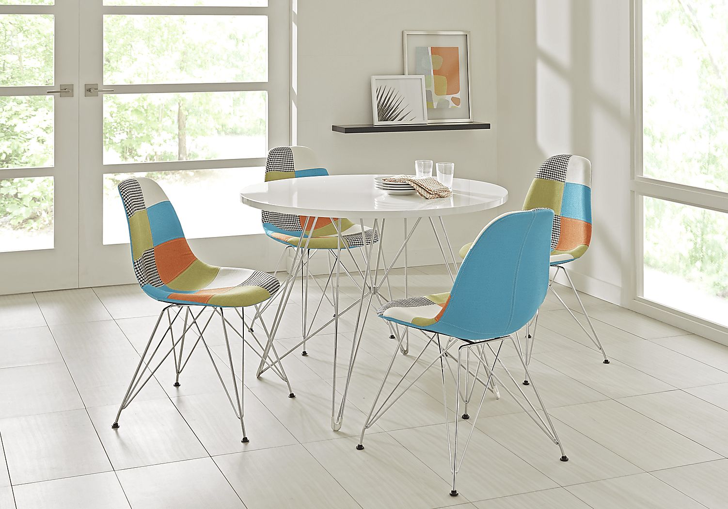 Echo Park White 5 Pc Dining Set