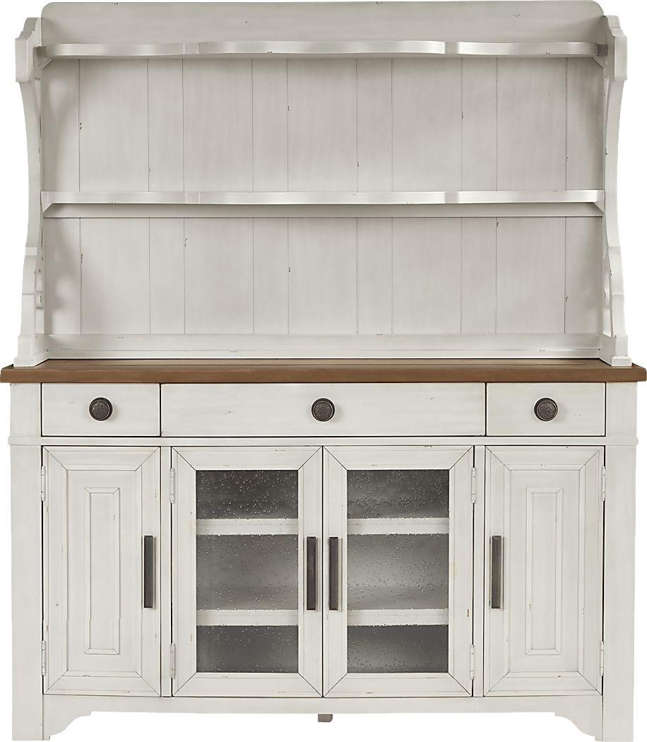 Wicklow Hills White Server & Hutch