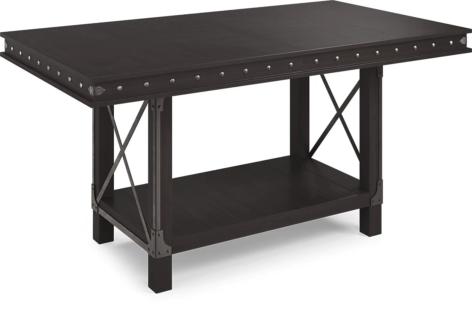 Red Hook Black Rectangle Counter Height Dining Table