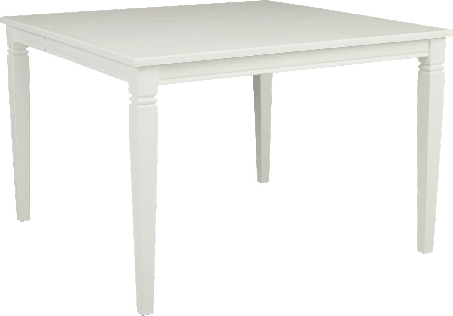 Riverdale White Square Counter Height Dining Table