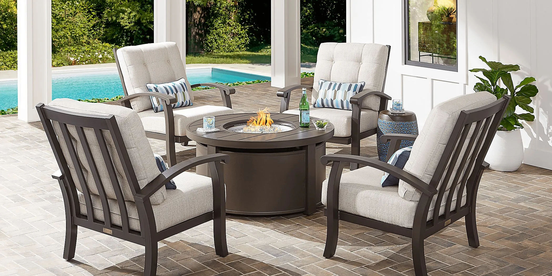 Outdoor Fire Pit Seating Sets | Furniture.com
