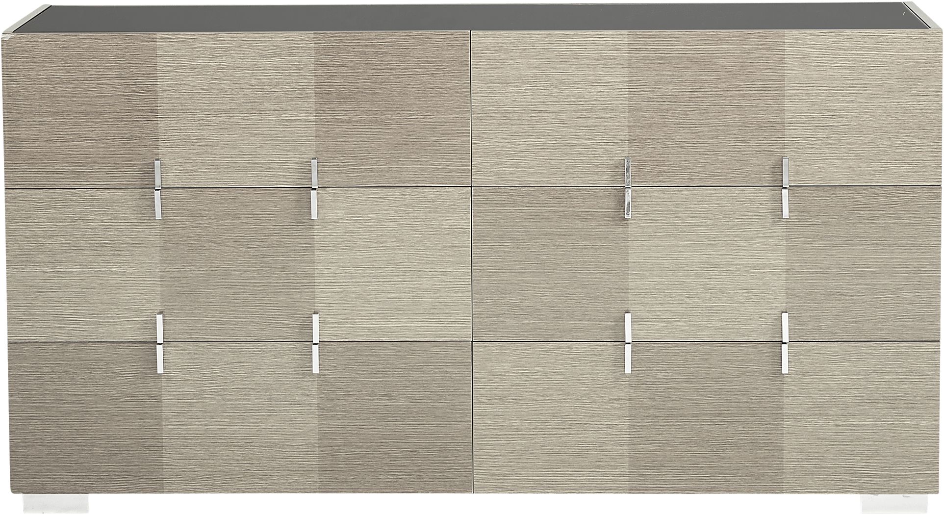 Dominique Gray 7 Pc Queen Panel Bedroom