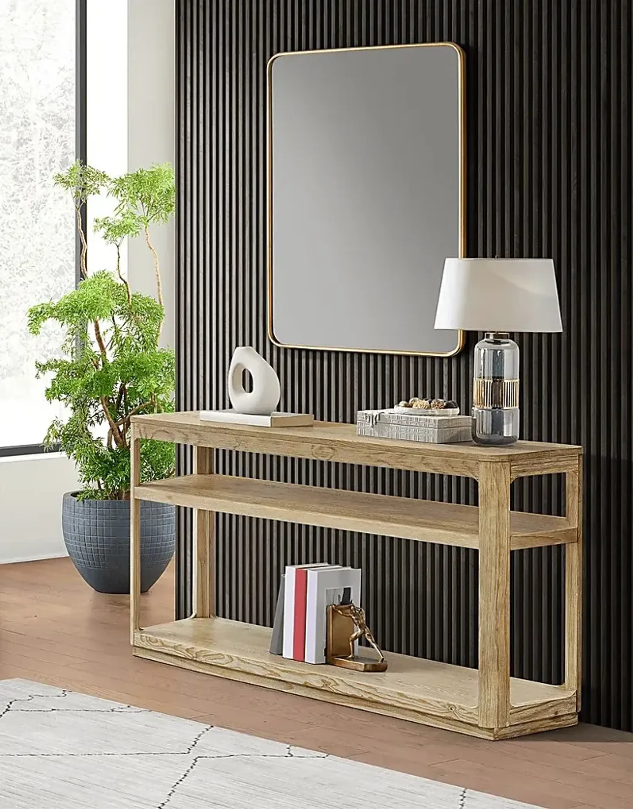 Keyhan Natural Sofa Table Rooms To Go | Furniture.com