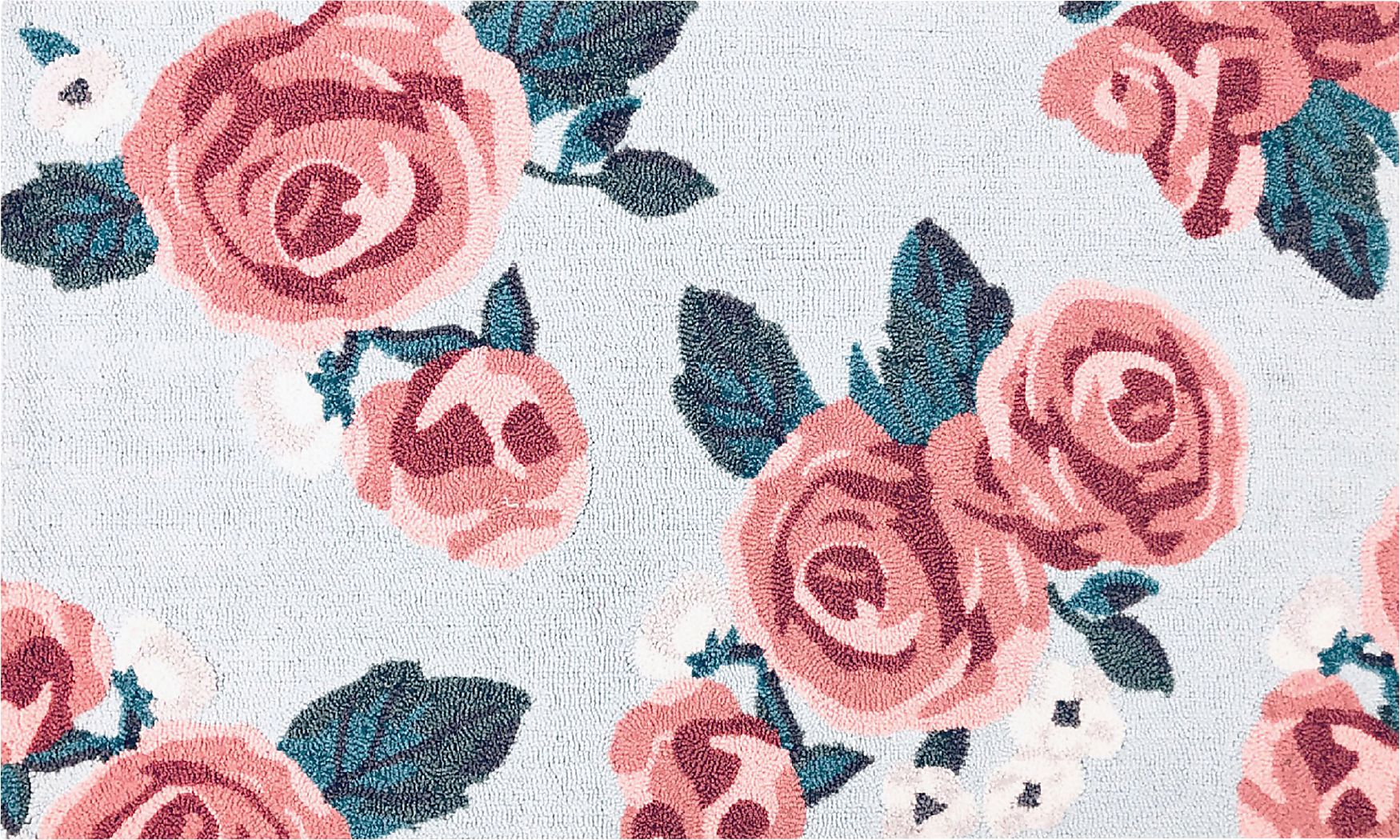 Kids Enchanted Roses Pink 2'8 x 4'8 Rug