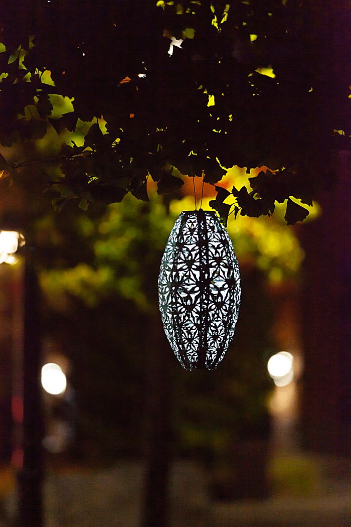 Hymin Estates Outdoor Sage Solar Lantern