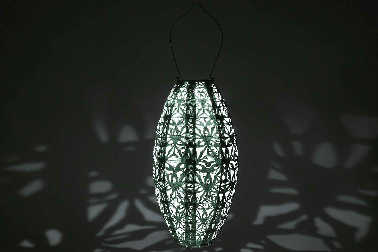 Hymin Estates Outdoor Sage Solar Lantern