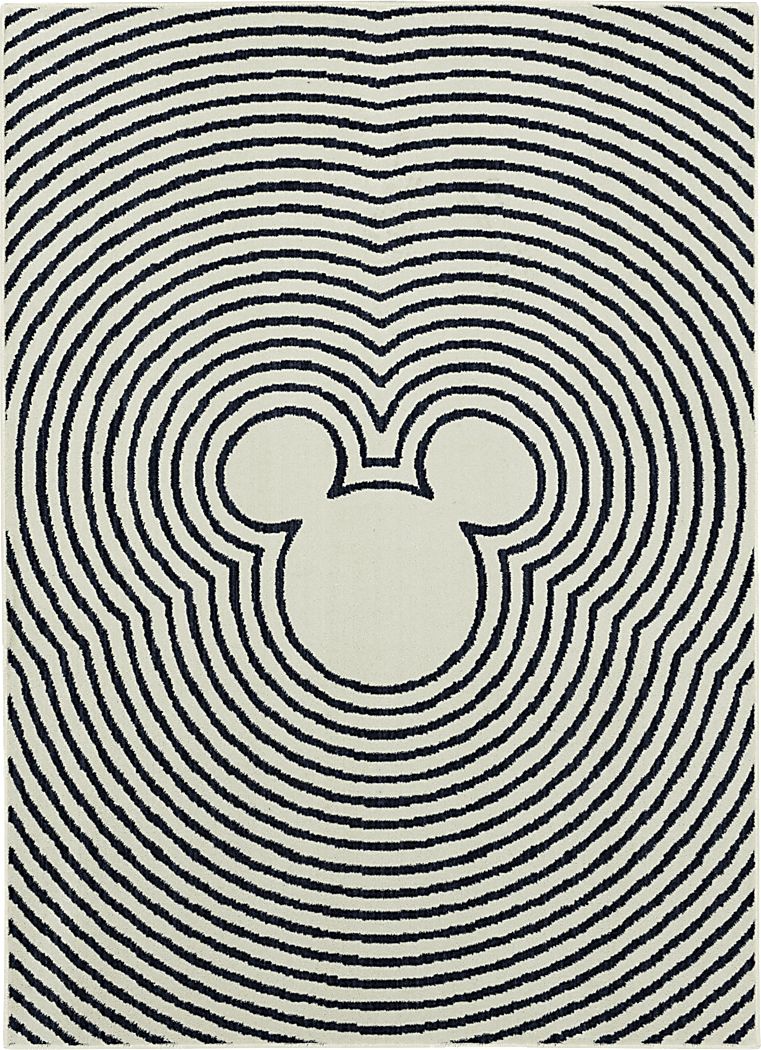Disney's Mickey Echo Blue 5' x 7' Rug