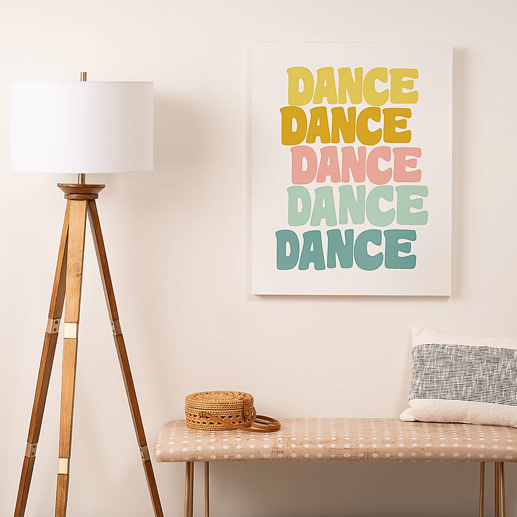Kids Pastel Dance II White Artwork