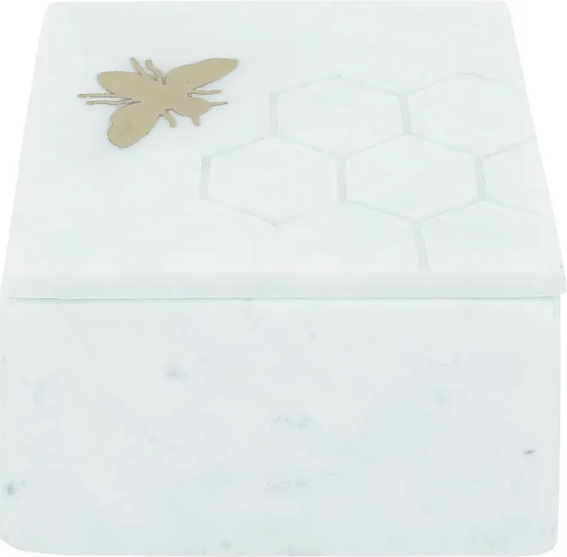 Walderbrook White Small Decorative Box