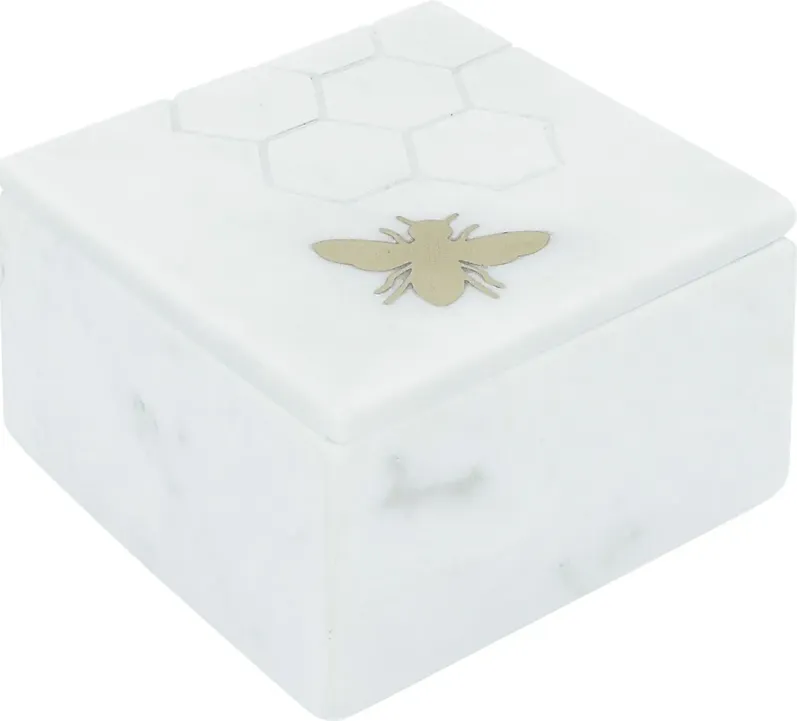 Walderbrook White Small Decorative Box