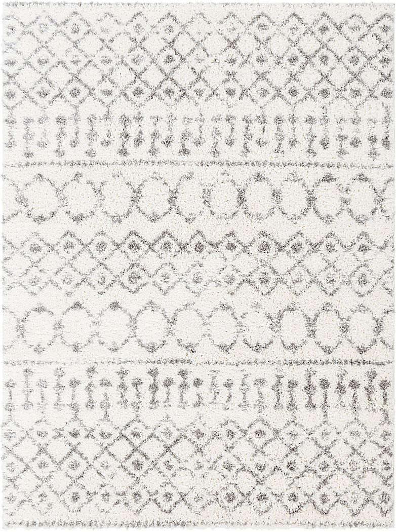 Leara Ivory 6'7 x 9' Rug