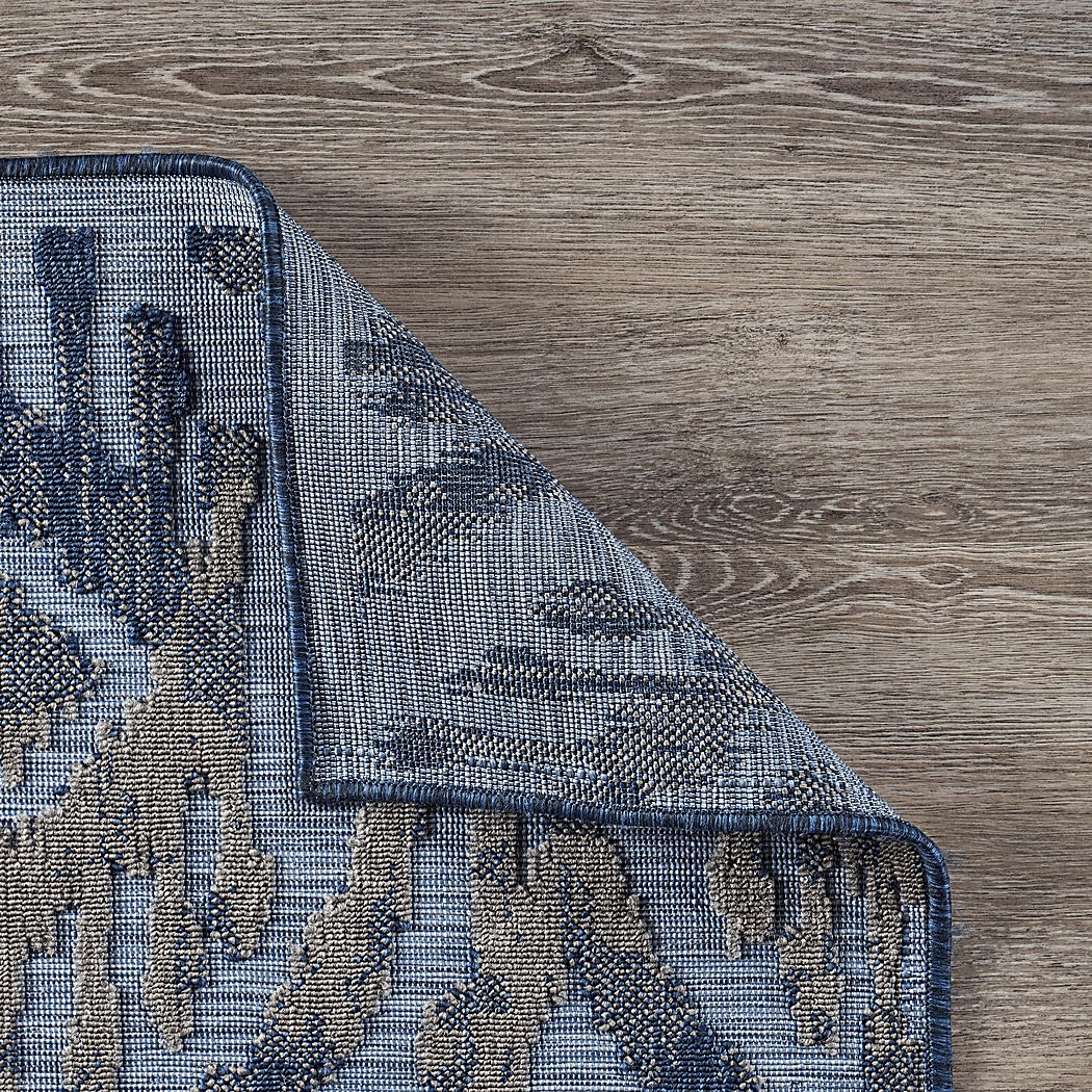 Turnia Blue 5' x 7' Indoor/Outdoor Rug