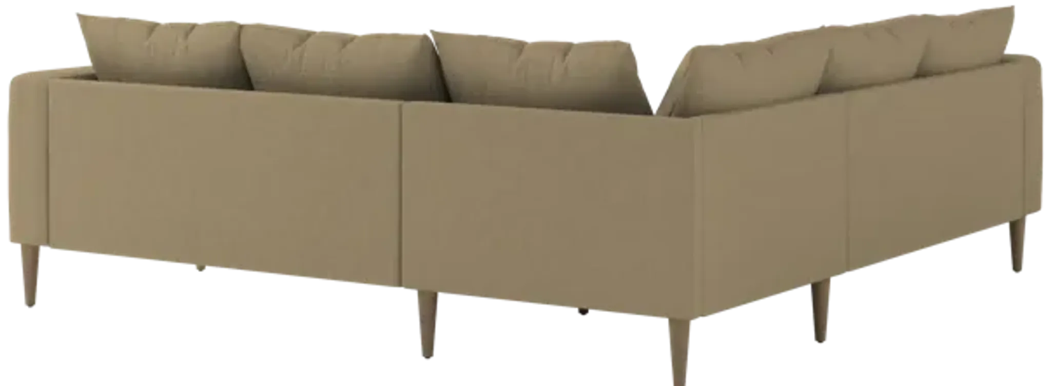 The Essential Corner Sectional 5 Seat In Hemp Blend Sabai Design ...