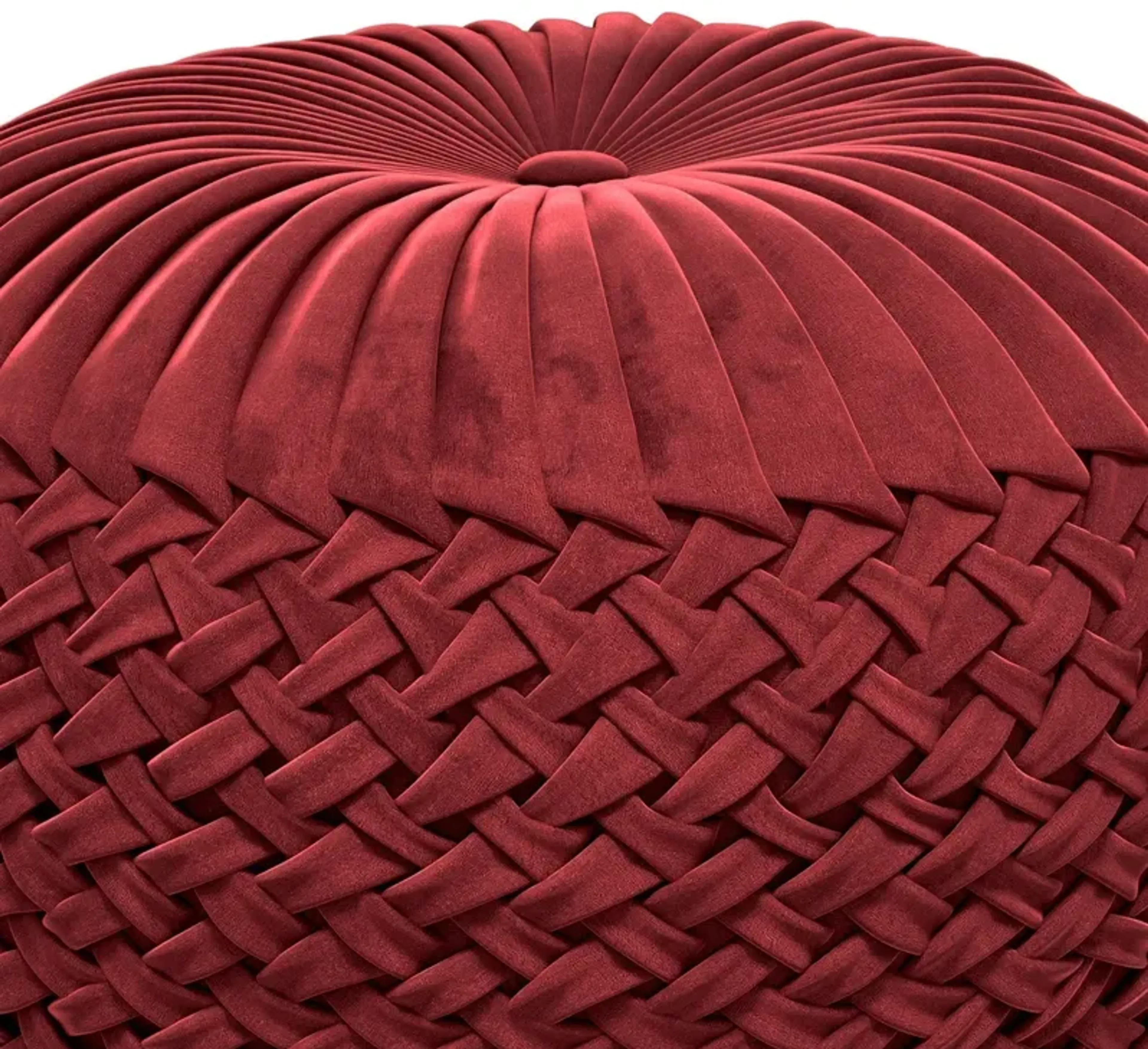 Grafton Pouf Simpli Home | Furniture.com