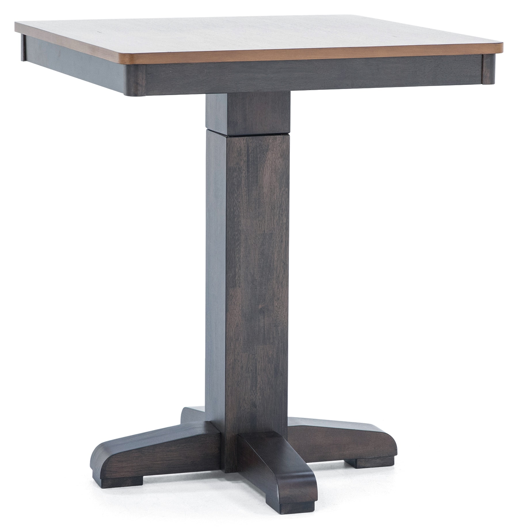 Black Adjustable Height Pub Table