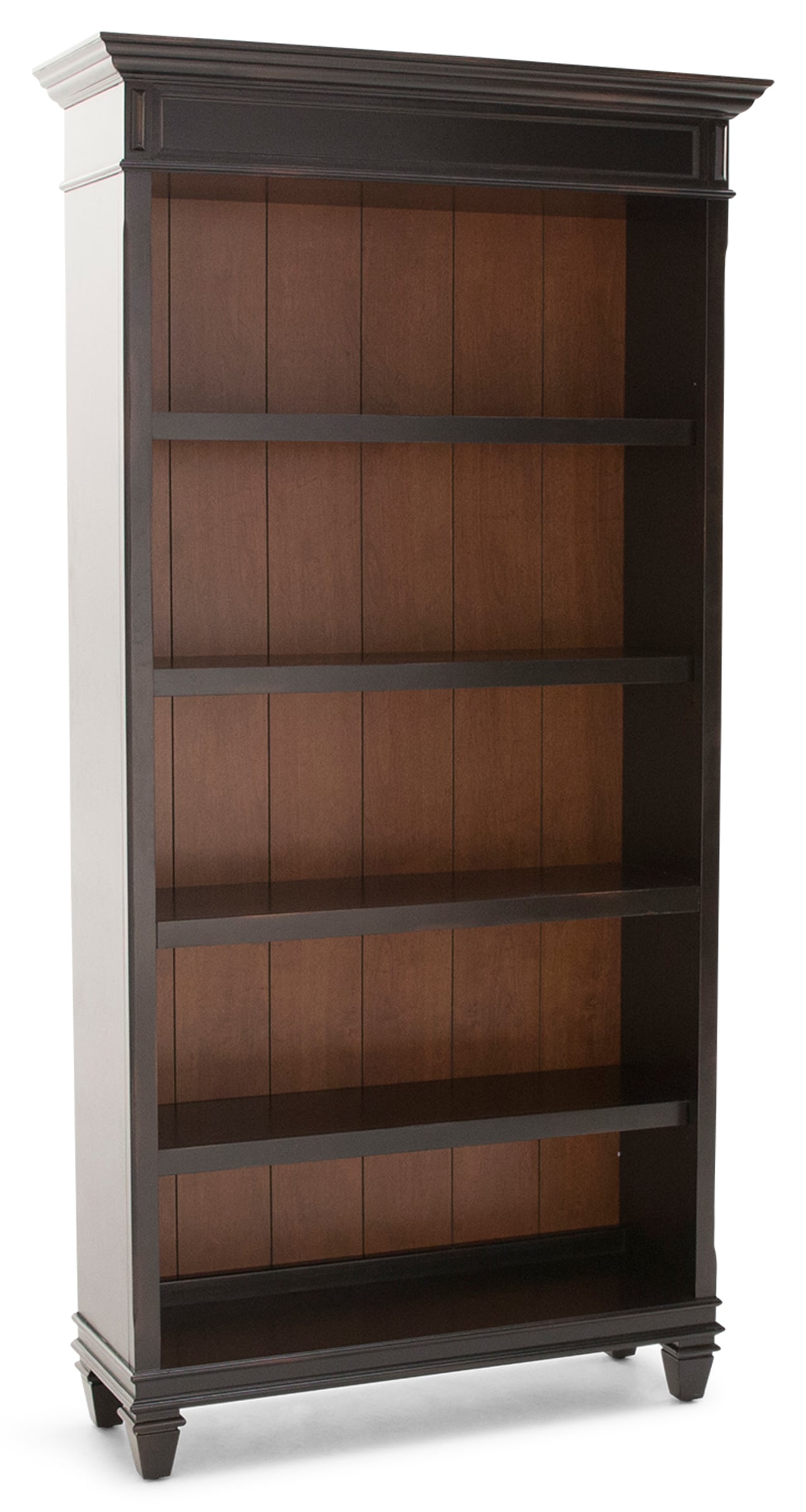 Hartford Black Open Bookcase