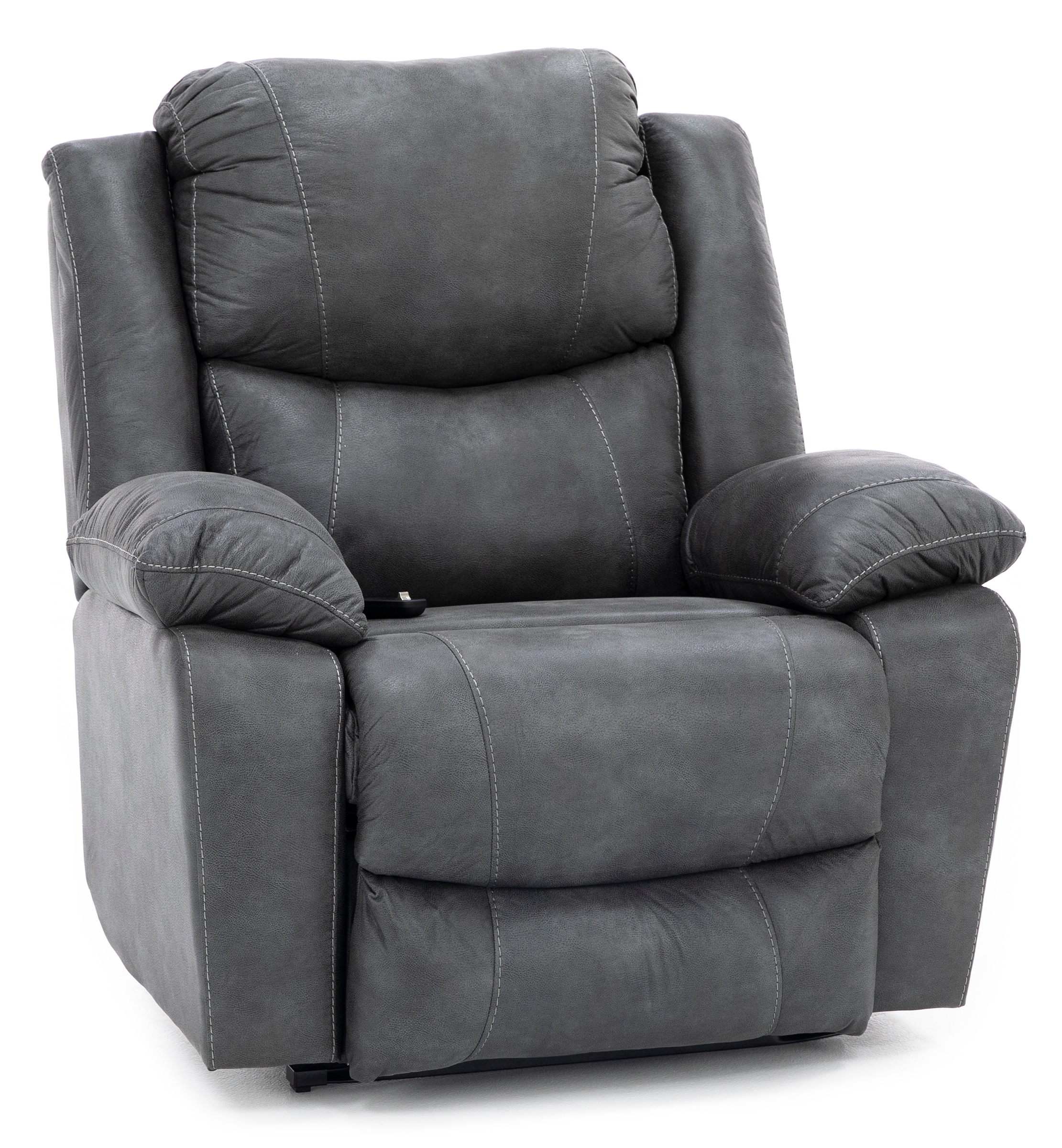 Wayne Power Oversized Rocker Recliner in Slate