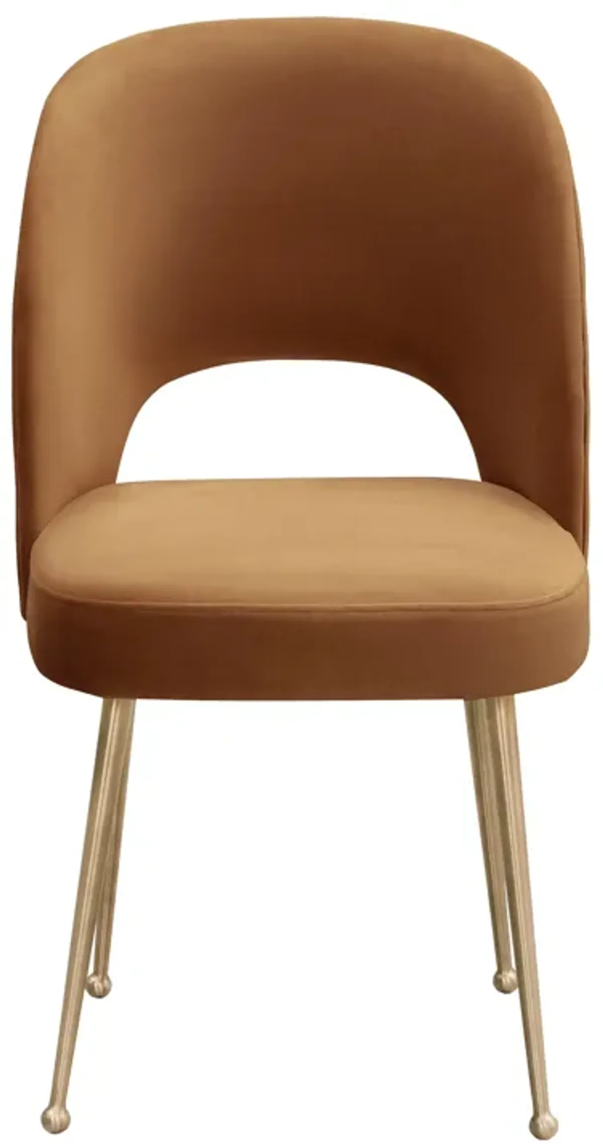 Rory Chocolate Brown Boucle Swivel Chair by TOV Furniture | Furniture.com