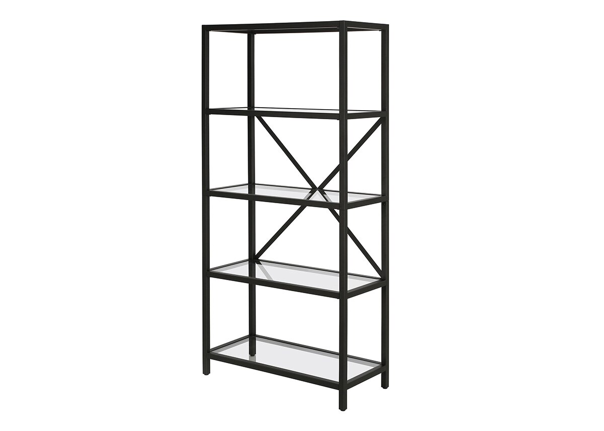 Ava Black Bookcase