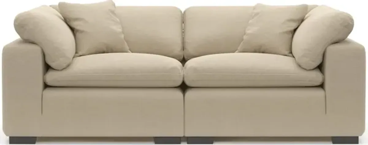 Broyhill Kintaro Leather Sofa - Toffee by Value City Furniture | Furniture.com