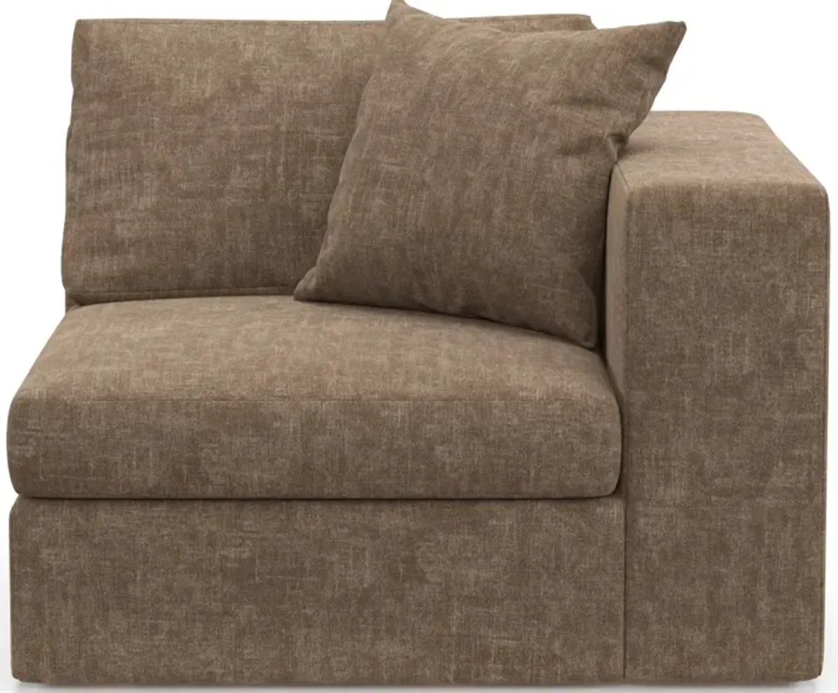 Rory Chocolate Brown Boucle Swivel Chair by TOV Furniture | Furniture.com