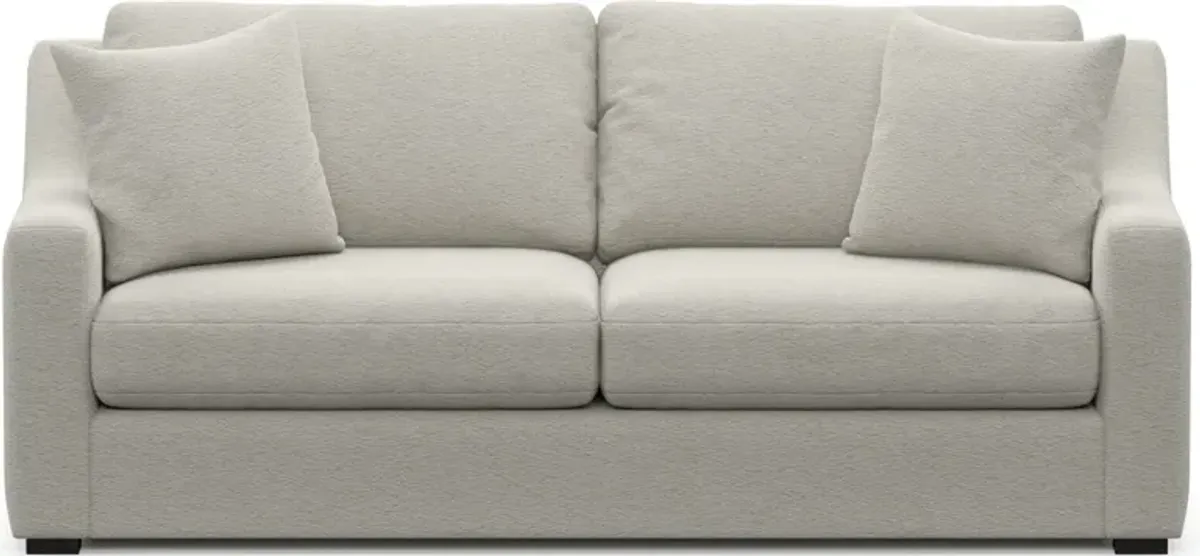 Broyhill Kintaro Leather Sofa - Toffee by Value City Furniture | Furniture.com