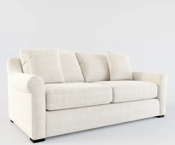 Beachside Walk Linen Textured Slipcover Sofa by Rooms To Go | Furniture.com