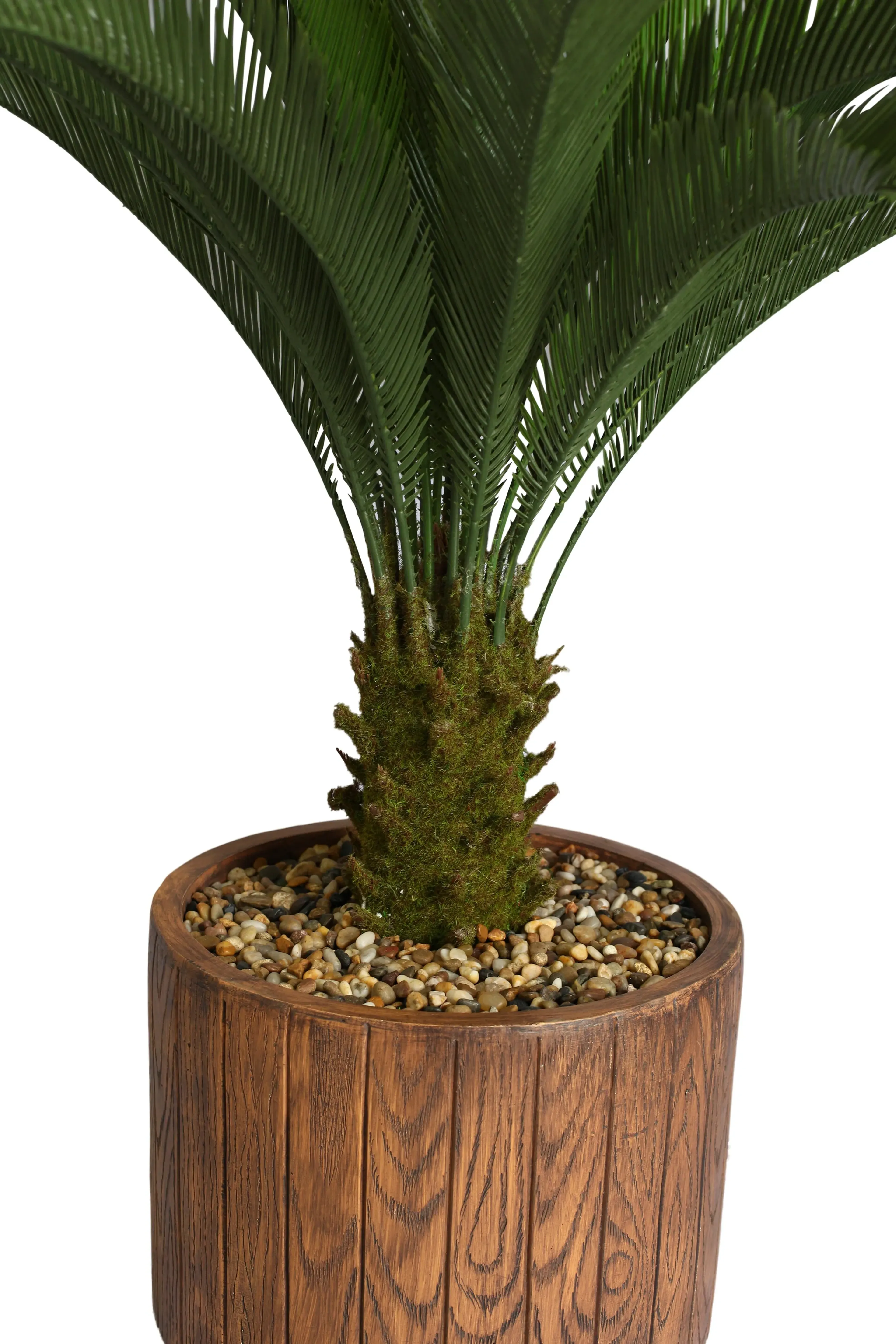 Tall Artificial Faux Real Touch Cycas Palm Tree Indoor Outdoor Vintage ...