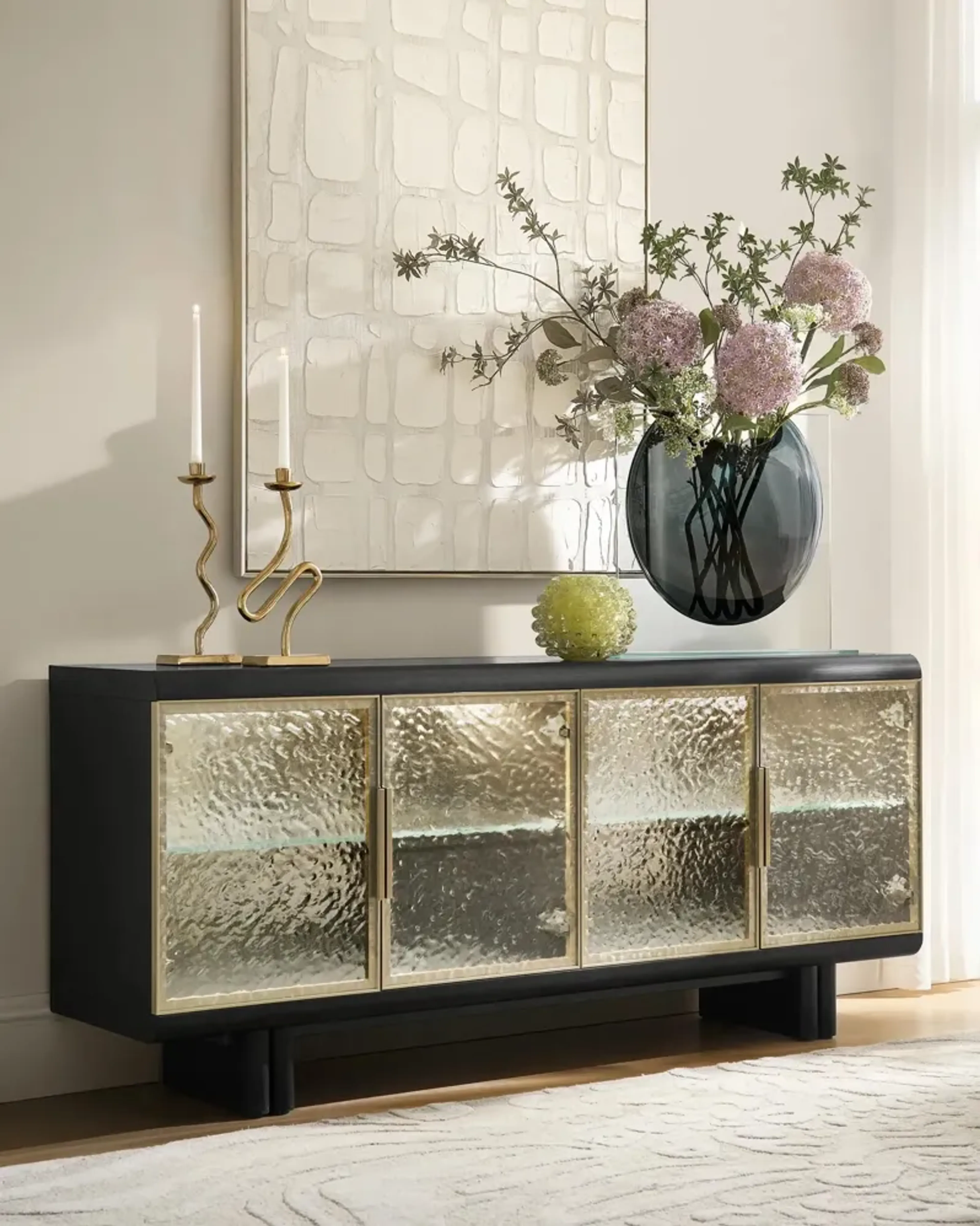 Citron Ice Glass Vase Z Gallerie | Furniture.com